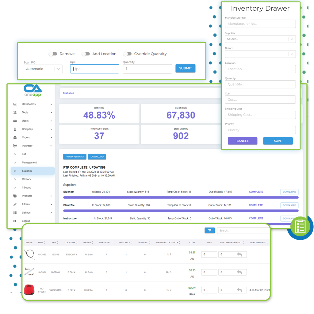 Inventory Management System REWORK | OneApp