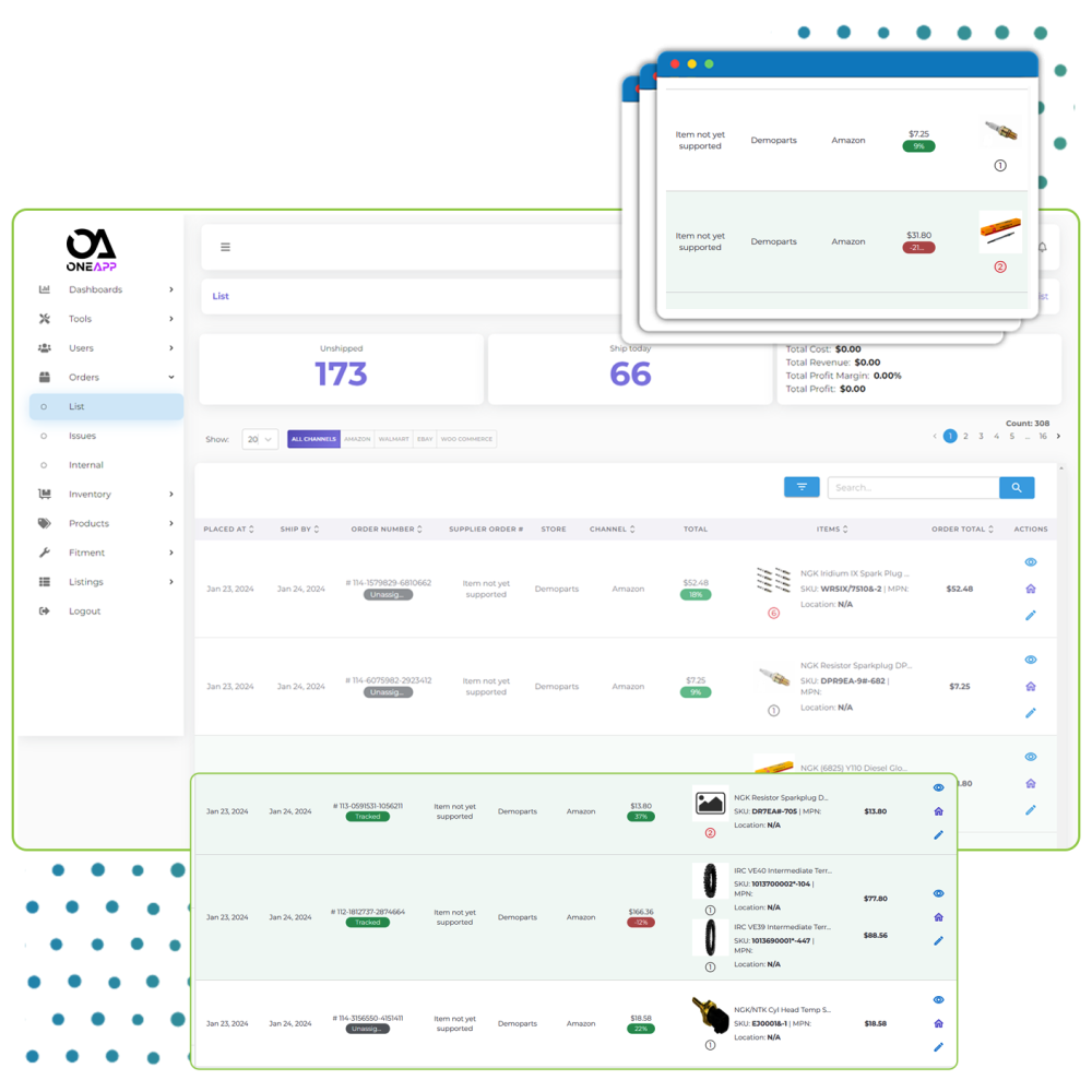 OneApp | The Ultimate Ecommerce Management Application